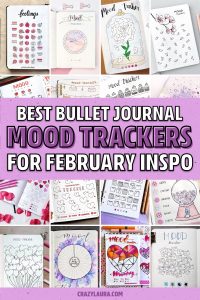 18 Bullet Journal Mood Tracker Ideas For February 2022 - Crazy Laura