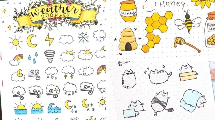 Bullet Journal Doodle Inspiration For Bujo Addicts Vol.1 - Crazy Laura