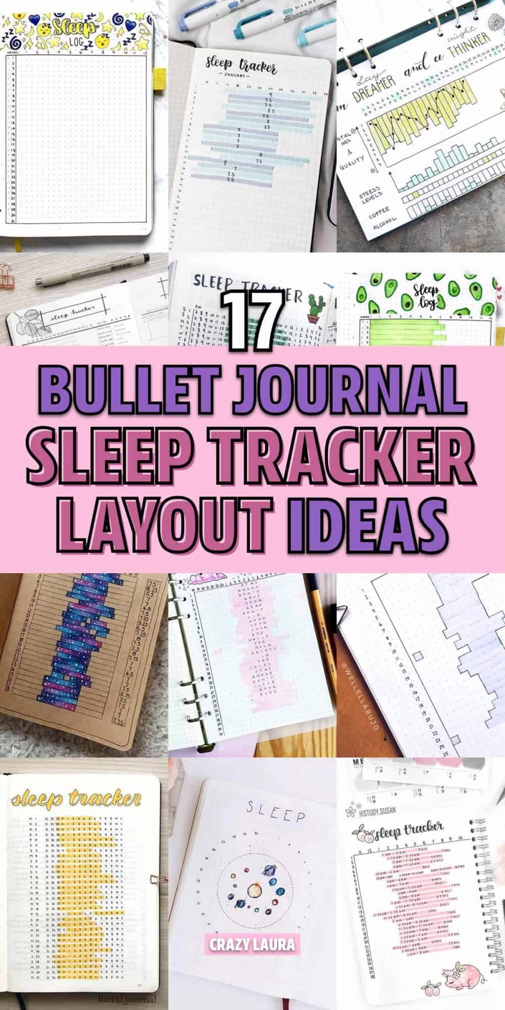 17 Adorable Bullet Journal Sleep Trackers For 2026 - Crazy Laura
