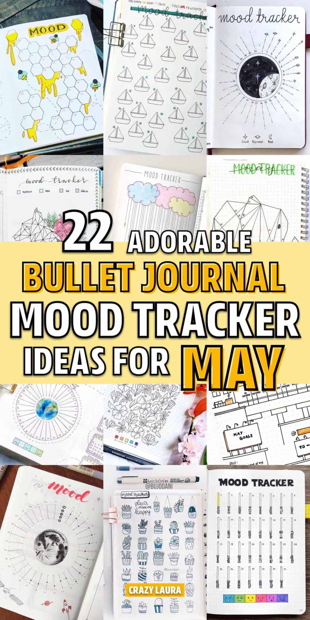 22 Adorable May Mood Tracker Page Examples - Crazy Laura