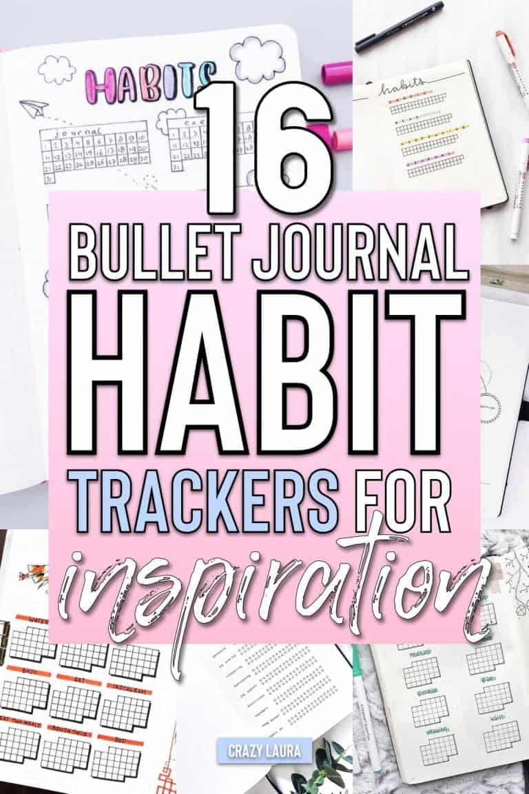 16 Stunning May Habit Tracker Spread Ideas For 2019 - Crazy Laura