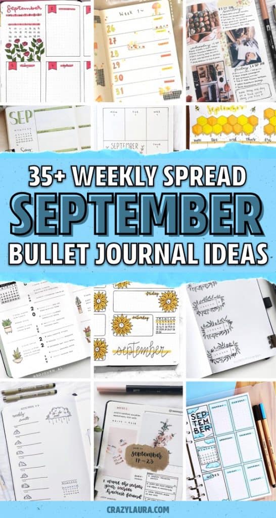 35+ Best September Weekly Spread Ideas For