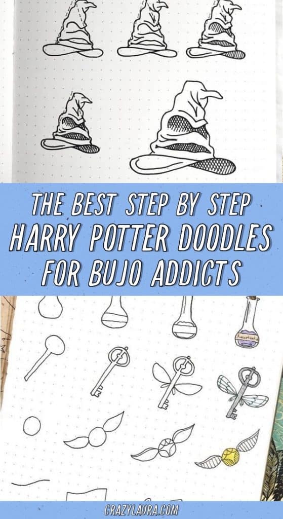 Harry Potter Doodles For Bullet Journal Inspiration In