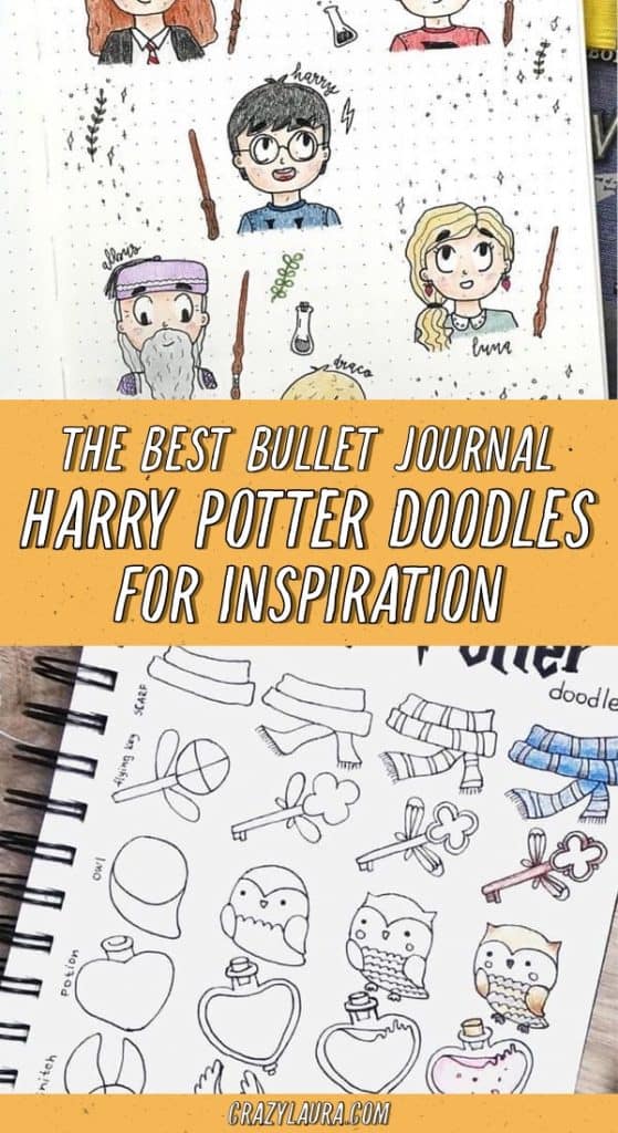Harry Potter Doodles For Bullet Journal Inspiration In