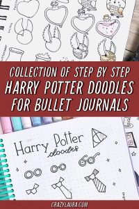 Harry Potter Doodles For Bullet Journal Inspiration In