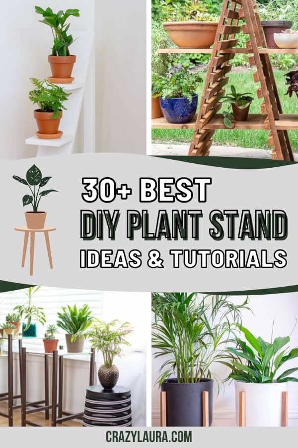 30+ Best DIY Plant Stand Ideas & Tutorials for 2026 - Crazy Laura