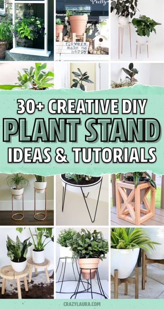 30+ Best DIY Plant Stand Ideas & Tutorials for 2026 - Crazy Laura