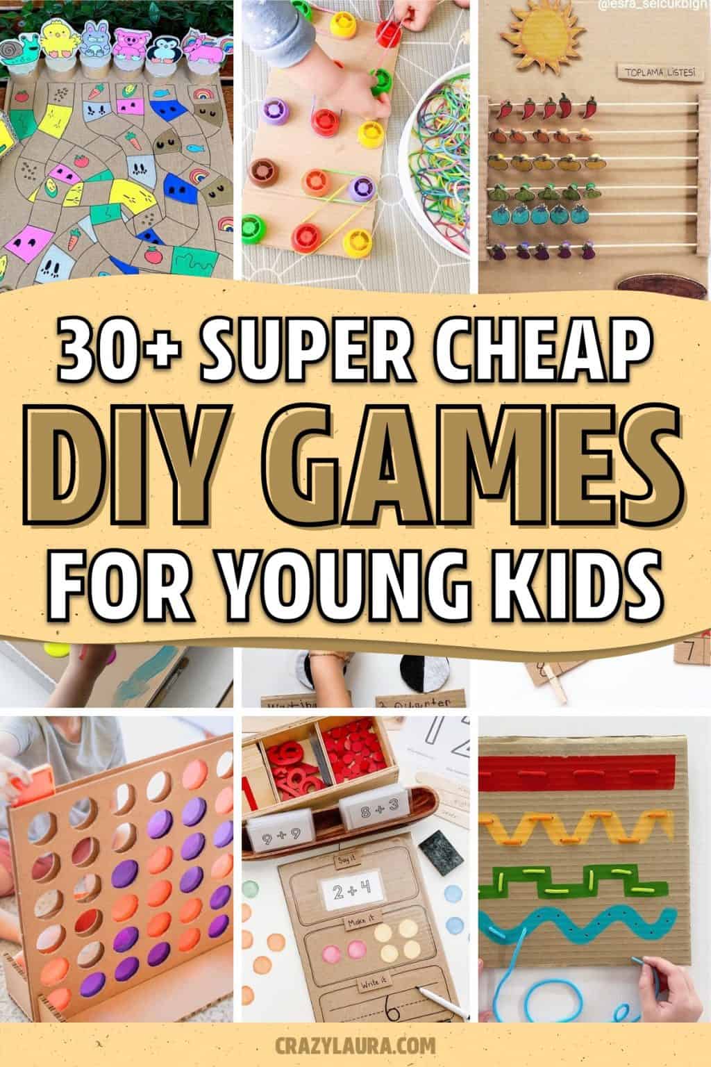 35+ Best DIY Games & Learning Activities For Kids In