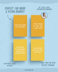 45+ Body Positive Affirmations & Printable Cards - Crazy Laura