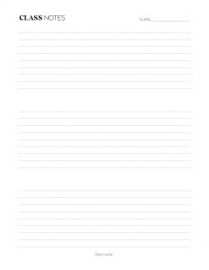 Student Planner Printable Pack With 16 Pages - Crazy Laura