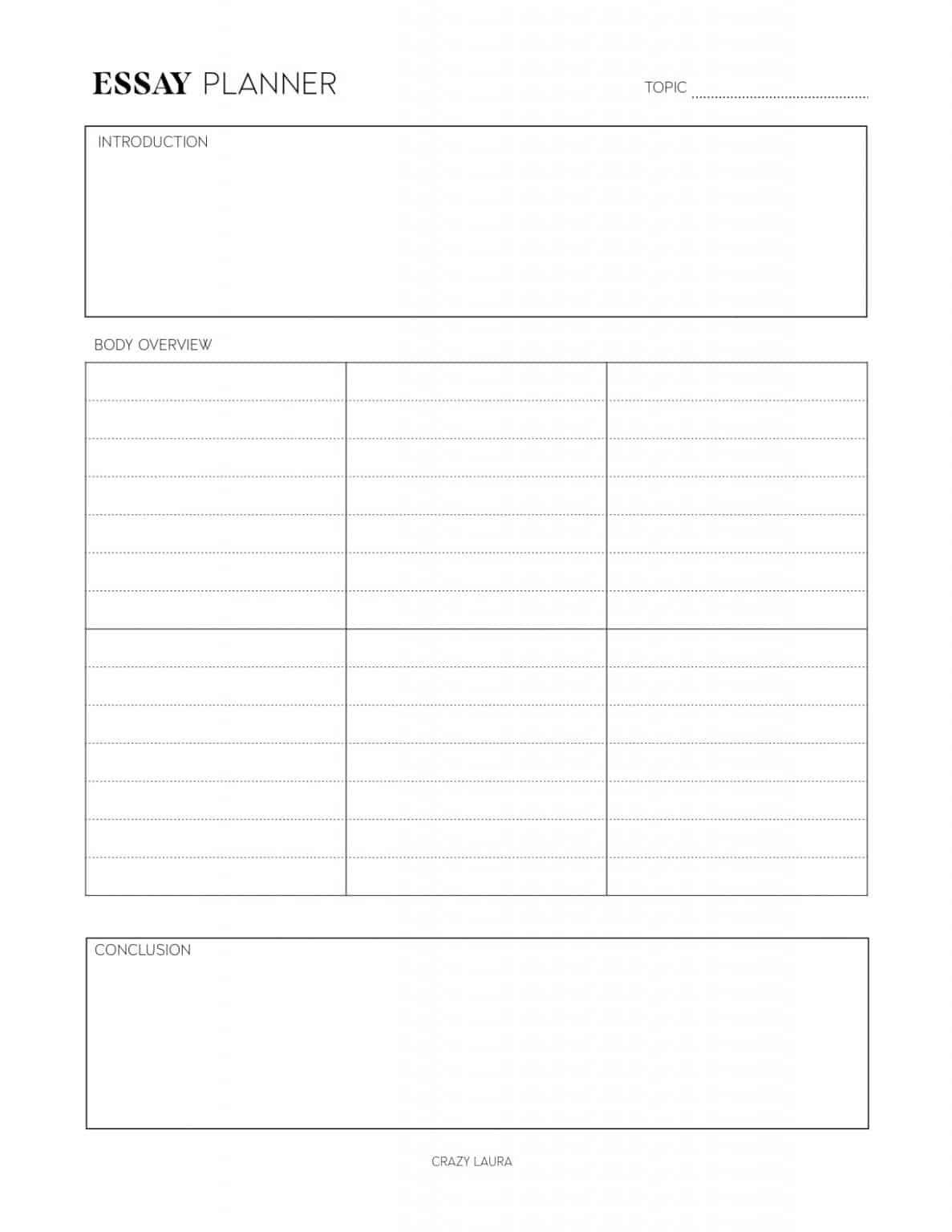 Student Planner Printable Pack With 16 Pages - Crazy Laura