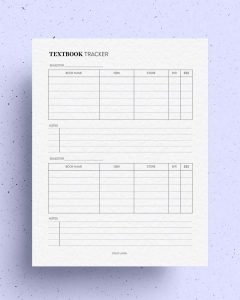 Student Planner Printable Pack With 16 Pages - Crazy Laura