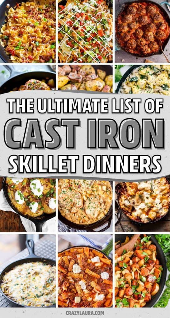 34+ Best Cast Iron Skillet Recipes For Quick Dinners - Crazy Laura