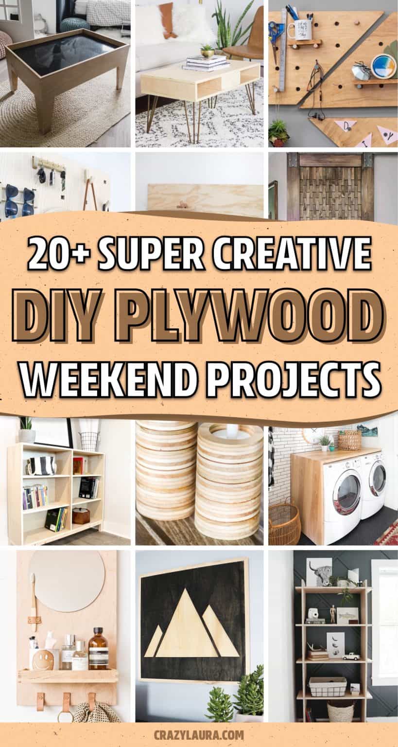 20 Cheap Creative Diy Plywood Projects For Inspiration Crazy Laura