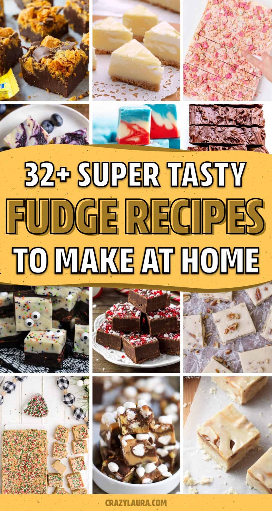 32+ Best Homemade Fudge Recipes To Make Any Time - Crazy Laura