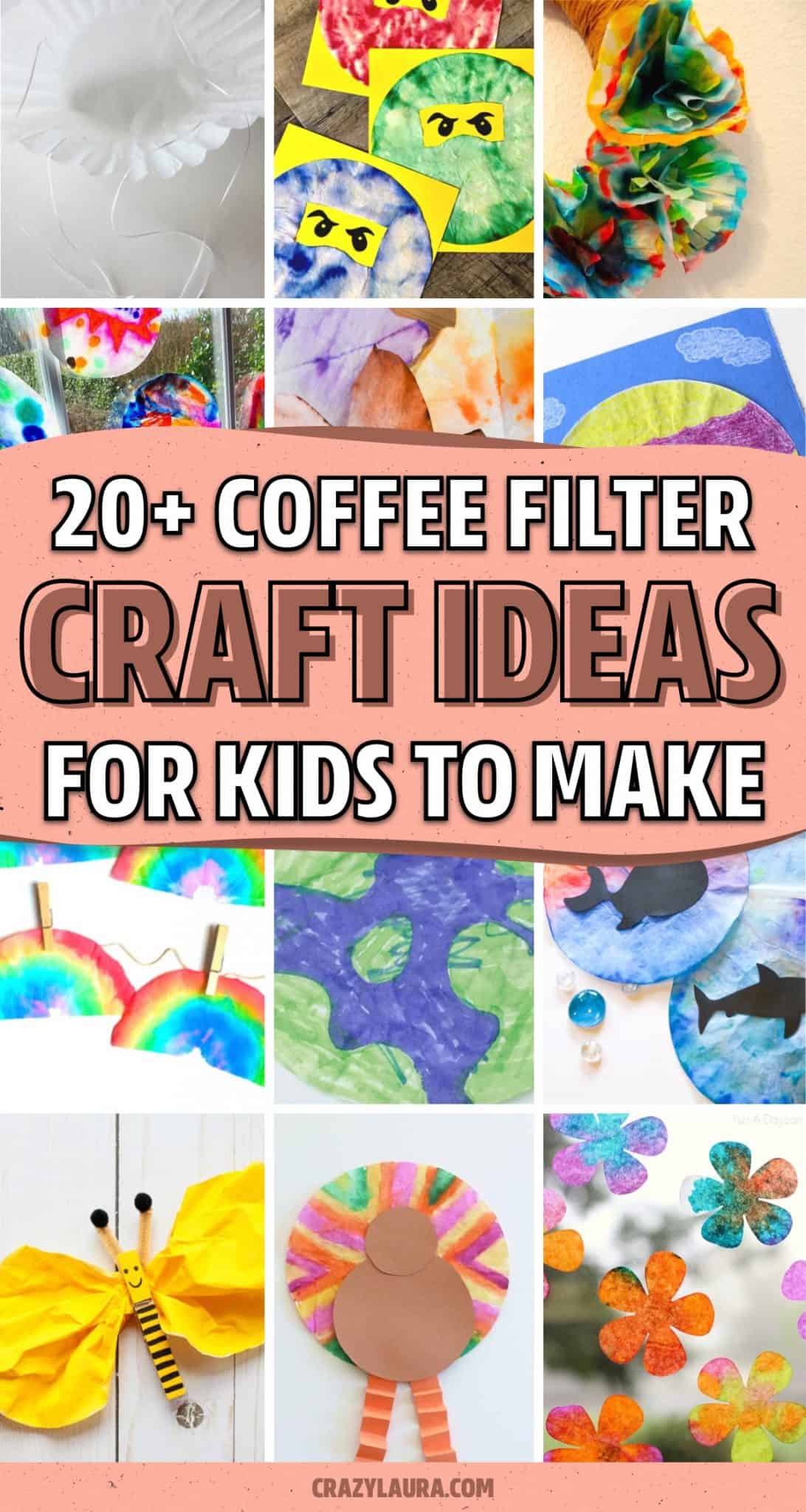 20+ Best Coffee Filter Crafts & Projects For Kids In