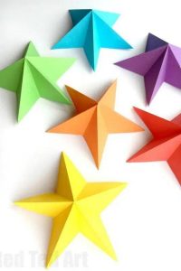 30+ DIY Paper Star Decorations Ideas & Tutorials In