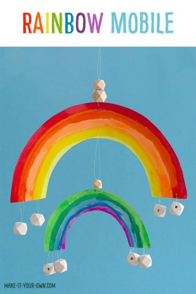 14+ Best DIY Rainbow Mobile Ideas for Baby Cribs