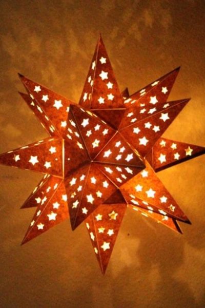 30+ DIY Paper Star Decorations Ideas & Tutorials In