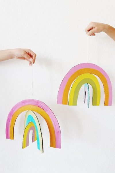 14+ Best DIY Rainbow Mobile Ideas for Baby Cribs