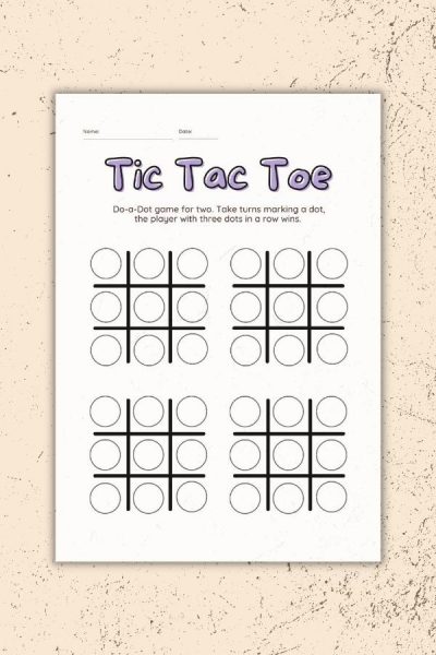 Free Tic Tac Toe Printable Boards: Fun for Kids!