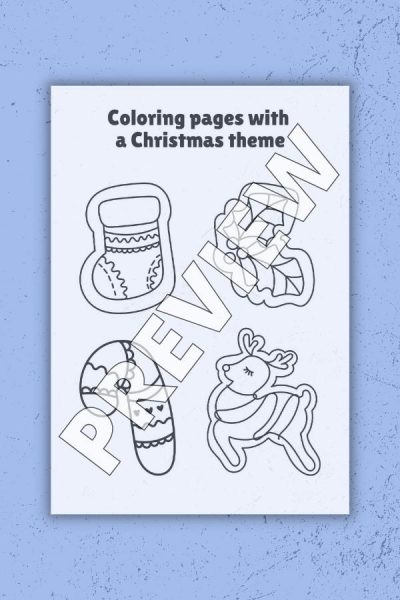 7 Free Christmas Coloring Page Printables for Kids