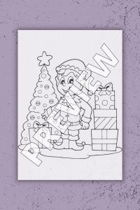 7 Free Christmas Coloring Page Printables for Kids