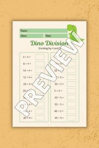 10 Free Division Worksheet Printables to Help Kids Learn