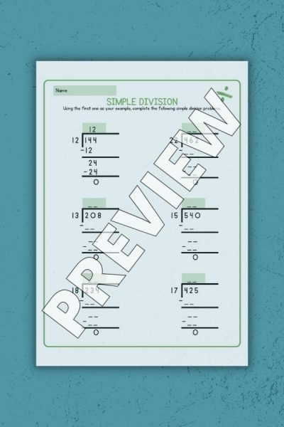 10 Free Division Worksheet Printables to Help Kids Learn