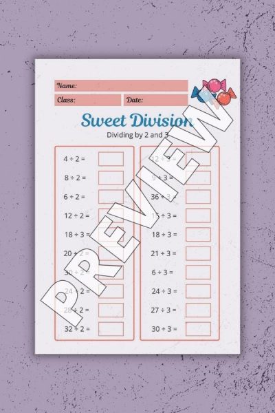 10 Free Division Worksheet Printables to Help Kids Learn