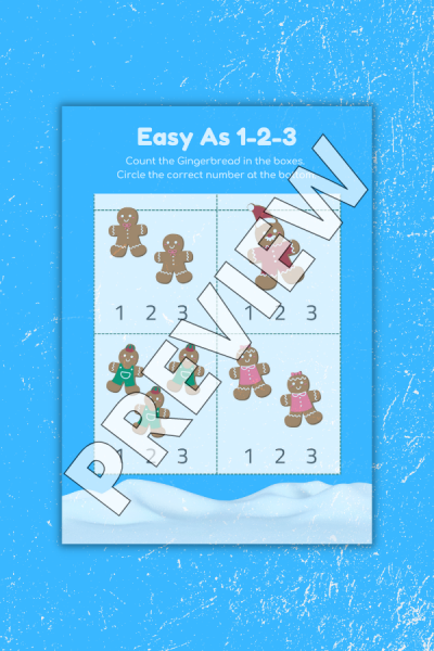 9 Free Christmas Gingerbread Man Worksheet Printables For 2026