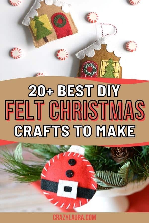 20+ Felt Christmas Crafts to Make with Kids This Holiday Season