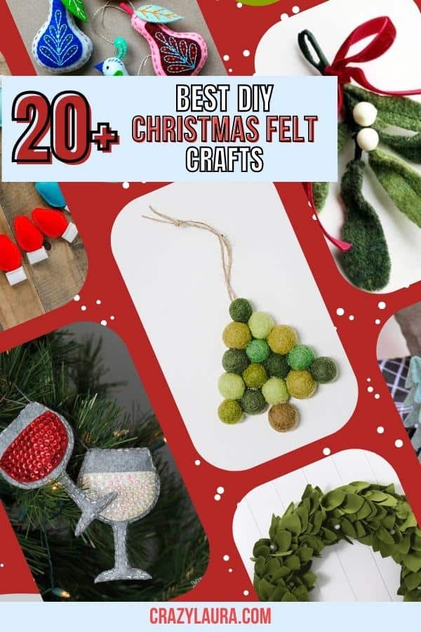 20+ Felt Christmas Crafts to Make with Kids This Holiday Season