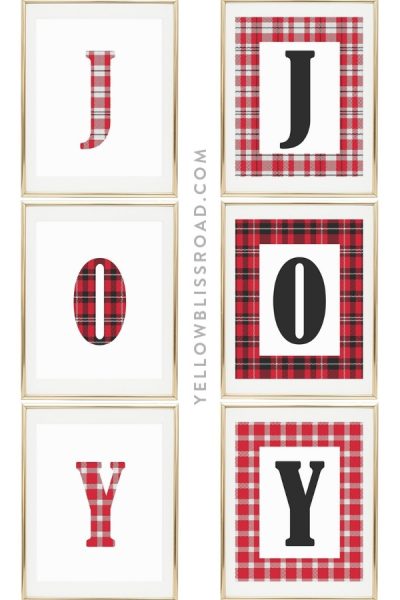 30+ Best Christmas Decor Printables To Make In