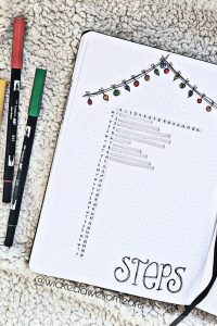20+ Christmas Bullet Journal Mood Tracker Ideas For