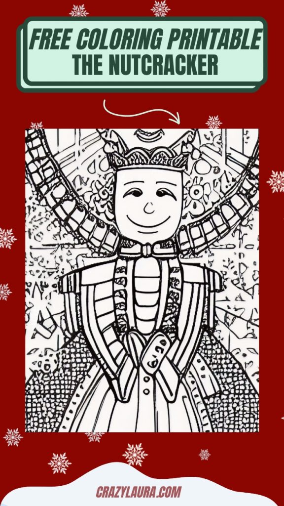 6 Free Nutcracker Printable Coloring Pages for Kids