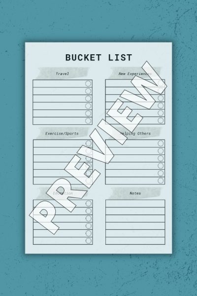 15+ Free Bucket List Printables For Inspiration In 2023