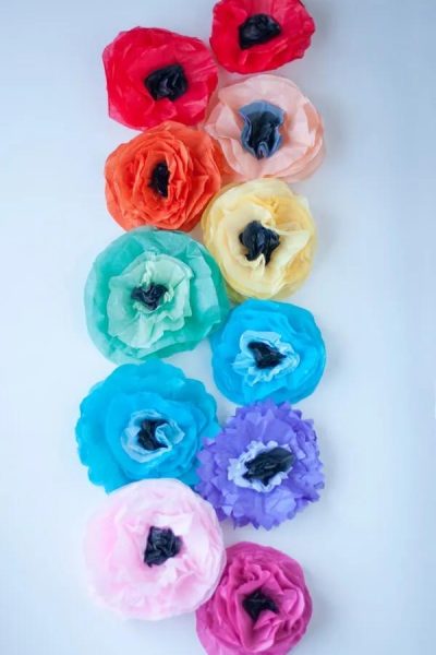 20+ DIY Paper Flower Crafts & Tutorials in
