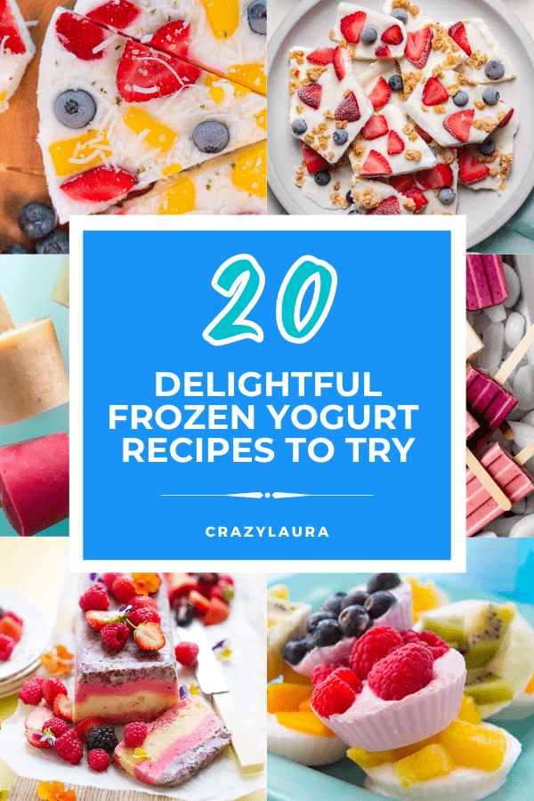 20 Enjoyable Frozen Yogurt Recipes To Try - Crazy Laura