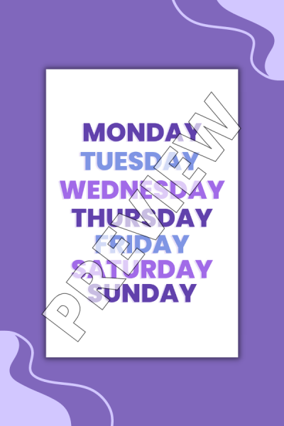 8 Minimalist Purple Nursery Printables - Crazy Laura