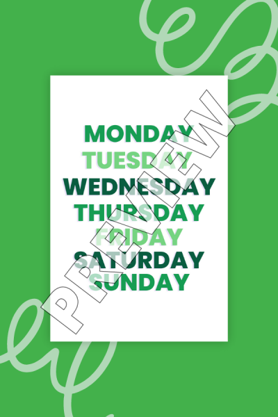 6 Free Minimalist Green Nursery Printables - Crazy Laura