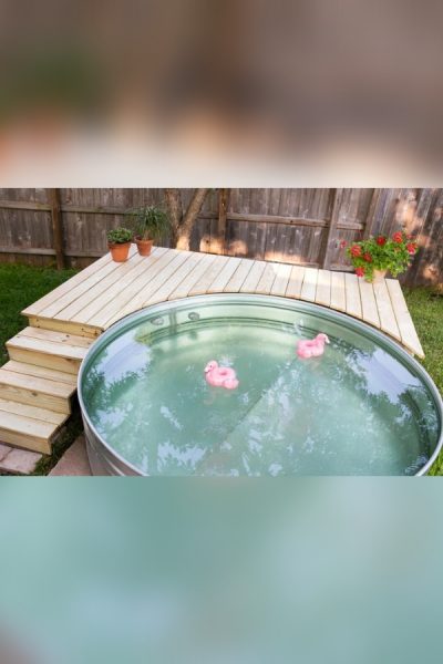 10+ DIY Above-Ground Pool Decks To Make a Splash