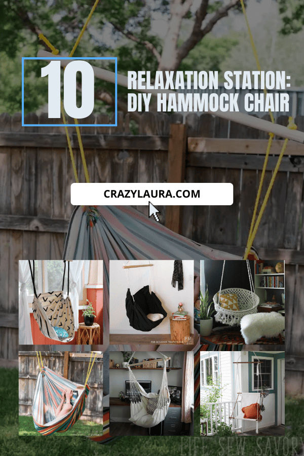 Relaxation Station: 10 DIY Hammock Chair - Crazy Laura