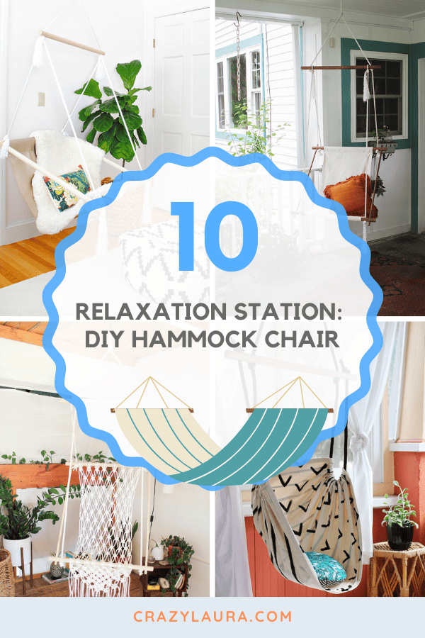 Relaxation Station: 10 DIY Hammock Chair - Crazy Laura