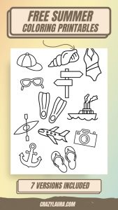 10 Free Summer Coloring Page Printables For Kids