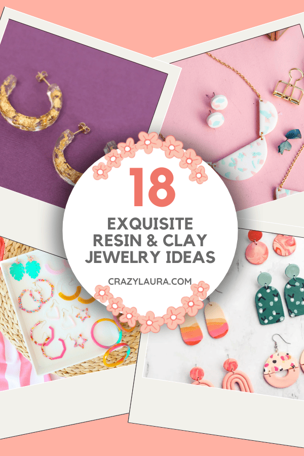 18 Exquisite Resin & Clay Jewelry Ideas - Crazy Laura