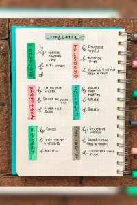 Stay on Track: 20+ Meal Planning Bullet Journal Ideas