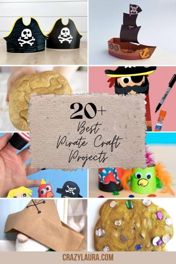 20+ Arrr-some Pirate Crafts Projects for Preschool