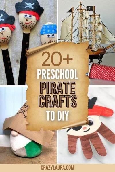 20+ Arrr-some Pirate Crafts Projects for Preschool