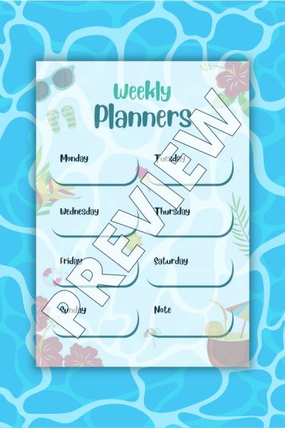 10+ Free Weekly Planner Printables To Organize Your Summer